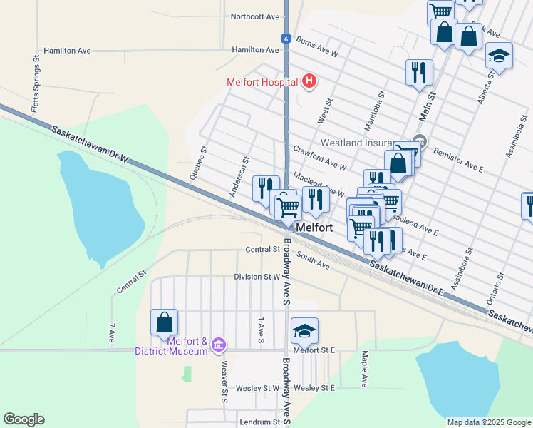 306 Saskatchewan Drive West, Melfort SK - Walk Score