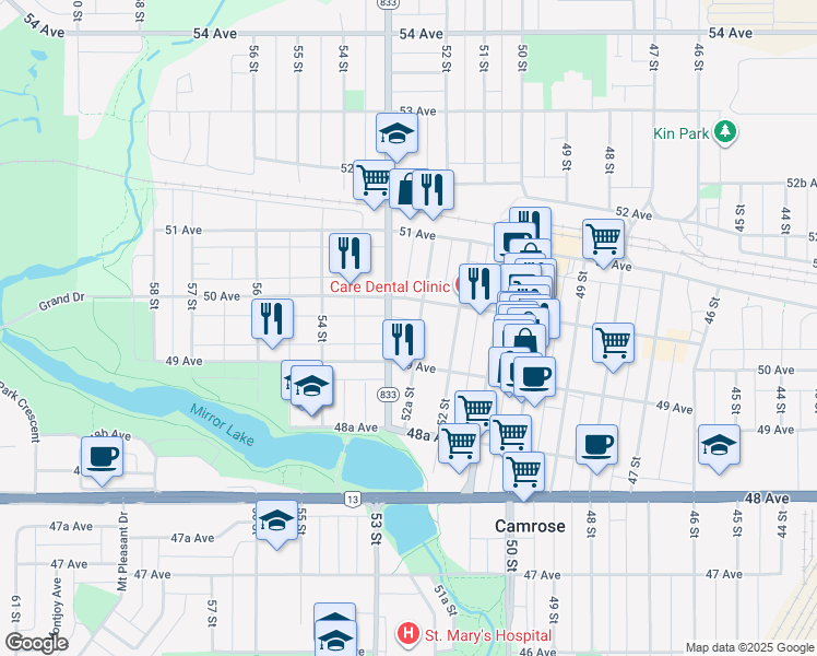 4912 52A Street, Camrose AB - Walk Score