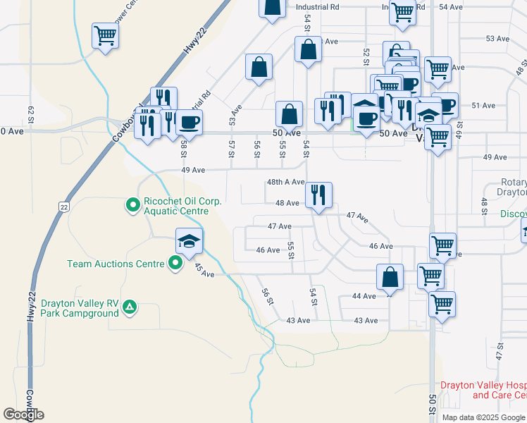 5501 48 Avenue, Drayton Valley AB - Walk Score