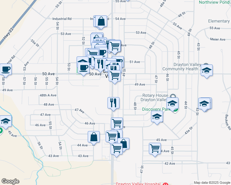 4749 50 Street, Drayton Valley AB - Walk Score