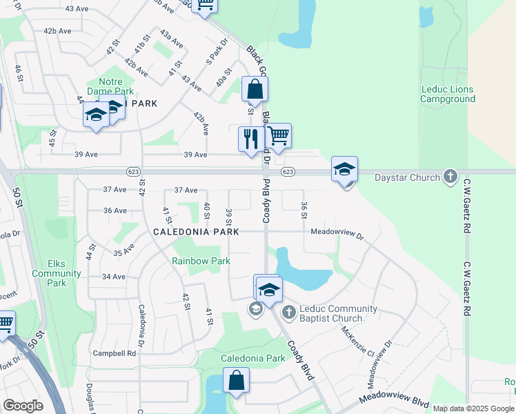 3603 38 Street, Leduc AB - Walk Score
