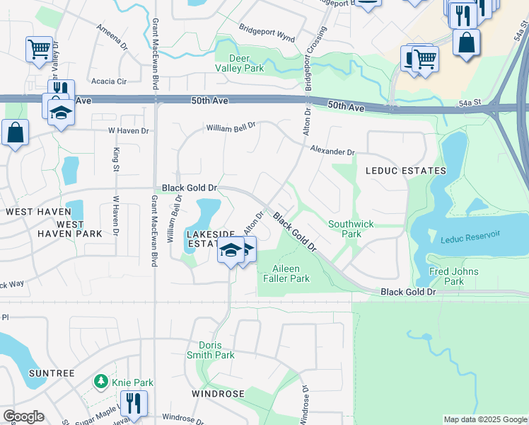 Trans Canada Trail, Leduc AB - Walk Score