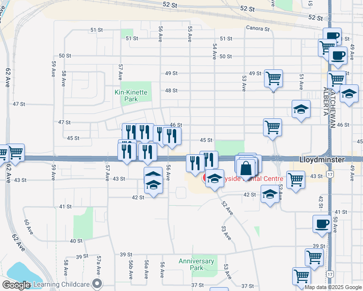 5505 45 Street, Lloydminster (Part) AB - Walk Score
