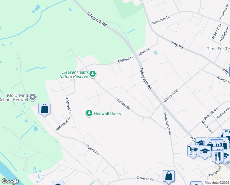 Oldfield Way, Heswall England - Walk Score