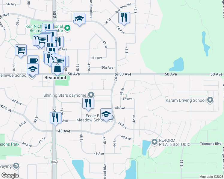 44 Street, Beaumont AB - Walk Score