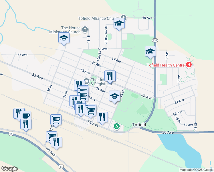 5407 49 Street, Tofield AB - Walk Score