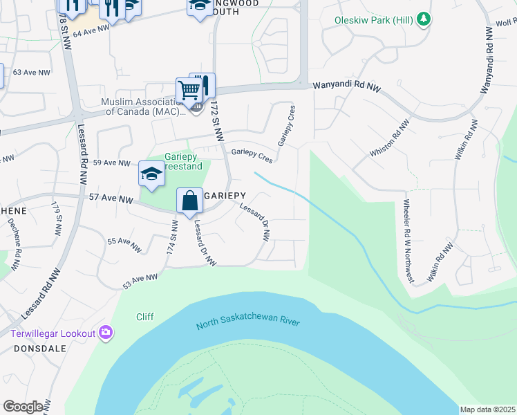 376 Lessard Drive Northwest, Edmonton AB - Walk Score