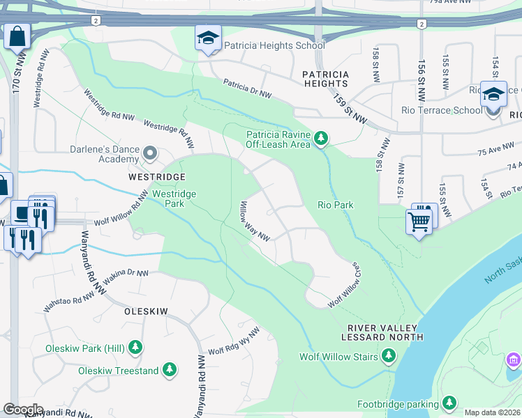 643 Wolf Willow Road Northwest, Edmonton AB - Walk Score