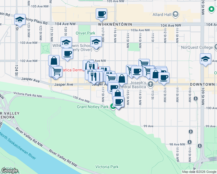 11639 Jasper Avenue, Edmonton AB - Walk Score