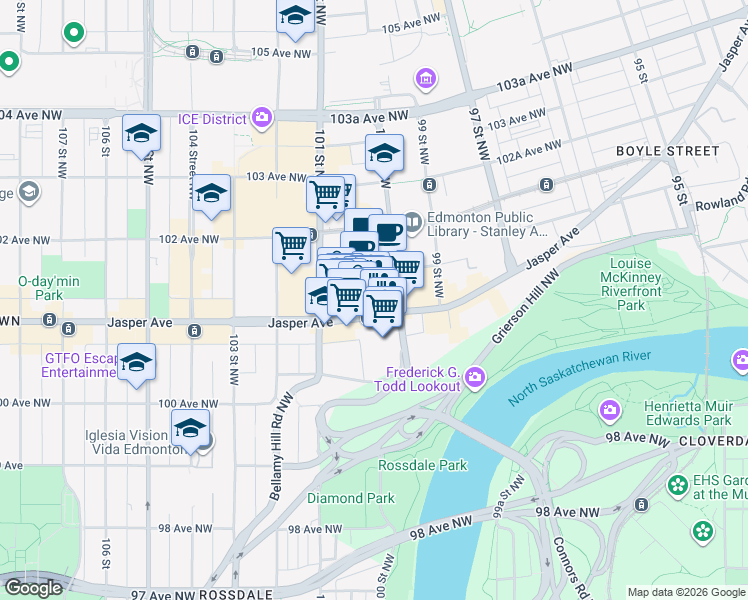 10024 Jasper Avenue Northwest, Edmonton AB - Walk Score
