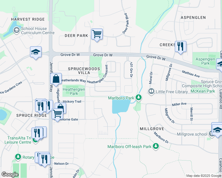 32 Heatherglen Close, Spruce Grove AB - Walk Score