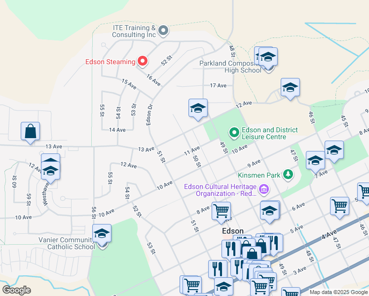 1108 50 Street, Edson AB - Walk Score