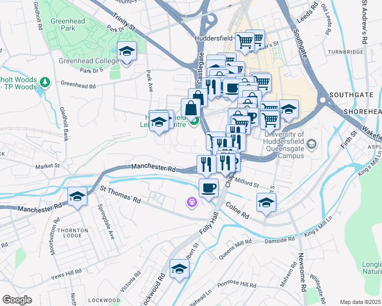 West Yorkshire England - Walk Score