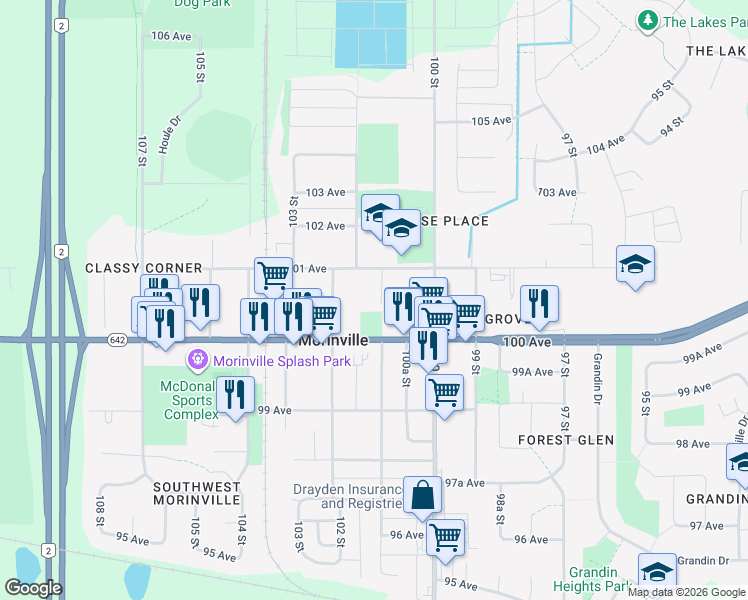 10050 101 Street, Morinville AB - Walk Score