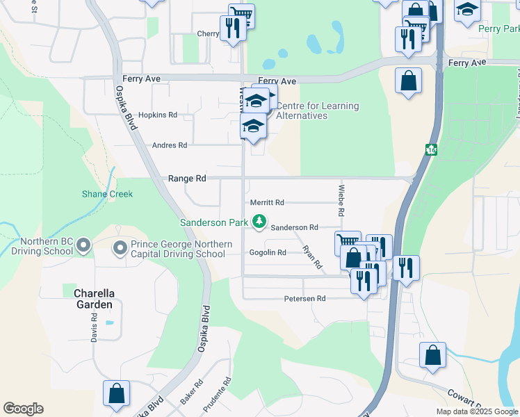 2779 Merritt Road, Prince George BC - Walk Score