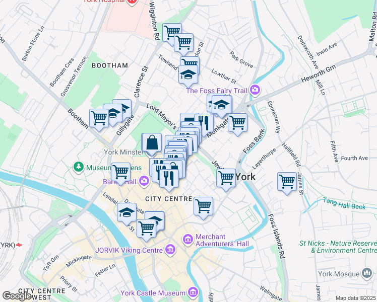 Goodramgate, York England - Walk Score
