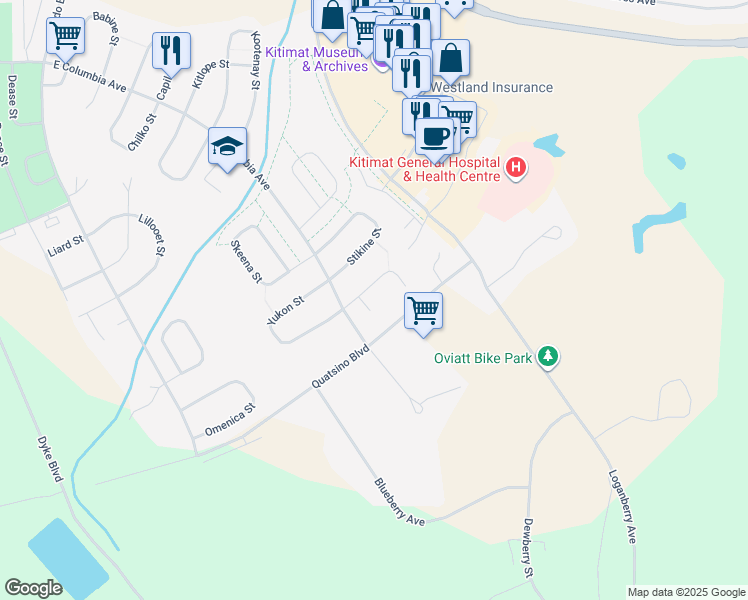 50 Little Wedeene Street, Kitimat BC - Walk Score