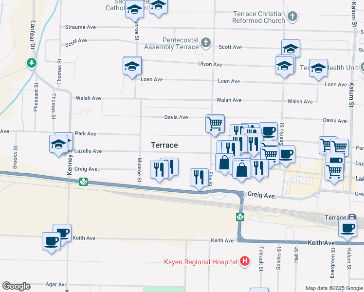 4820 Lazelle Avenue, Terrace BC - Walk Score