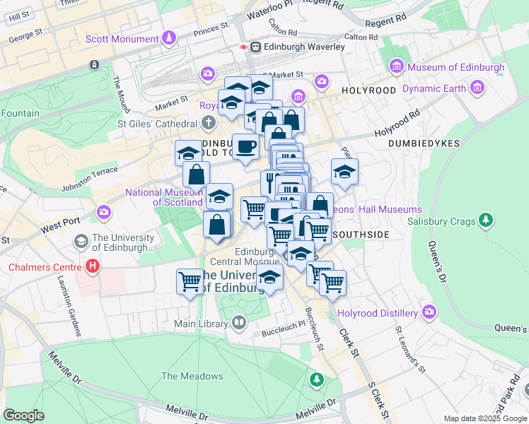 16 Potterrow, Edinburgh Scotland - Walk Score