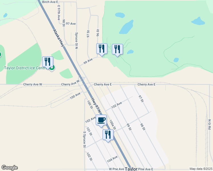 9707 99 Street, Taylor BC - Walk Score