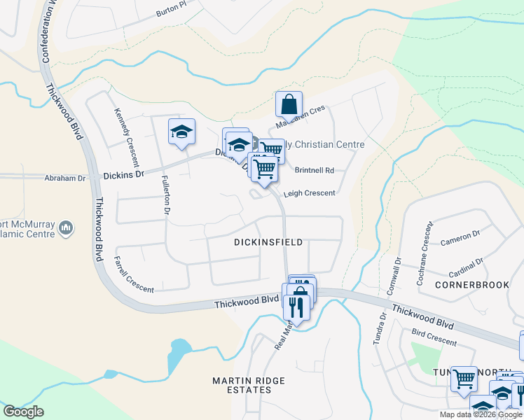 114 Cruickshank Road, Fort McMurray AB - Walk Score