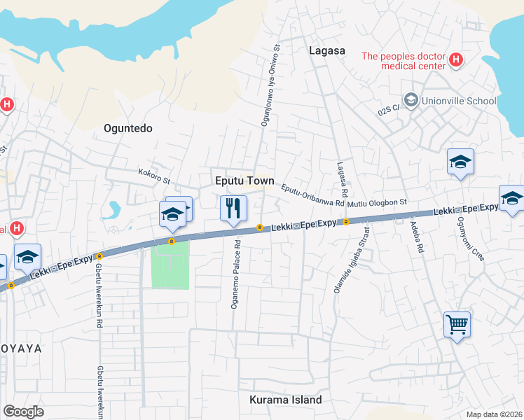 Ogunfayo Road, Lekki LA - Walk Score