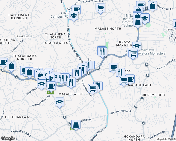 Chandrika Kumarathunga Mawatha, Malabe WP - Walk Score