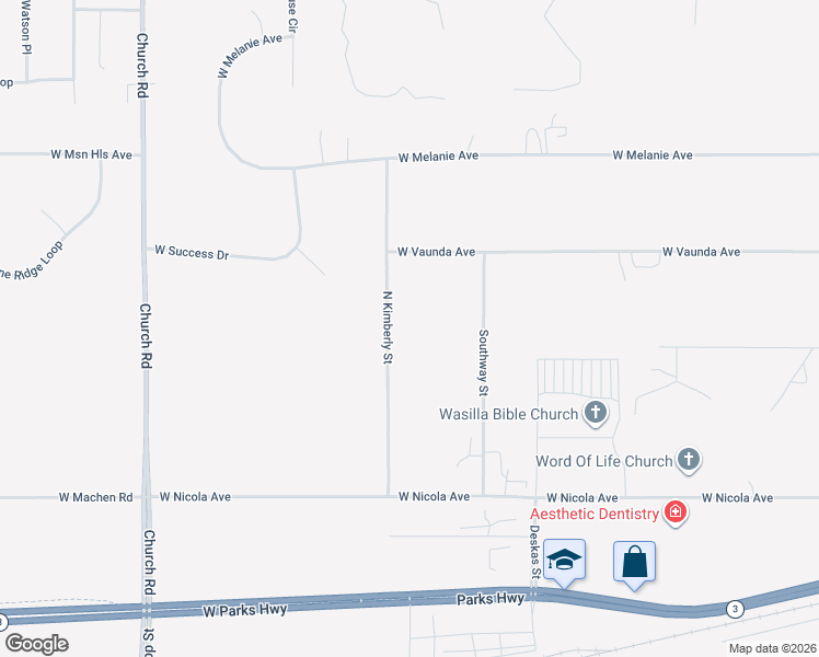 525 North Kimberly Street, Wasilla AK - Walk Score